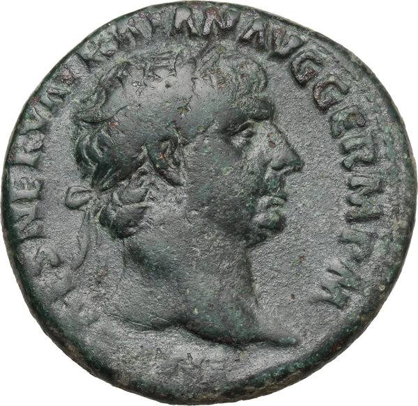 Trajan (98-117).. AE As, 101-102 AD