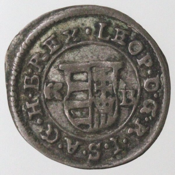 Ungheria. Leopoldo I. 1657-1705. Denaro 1679. Ag.