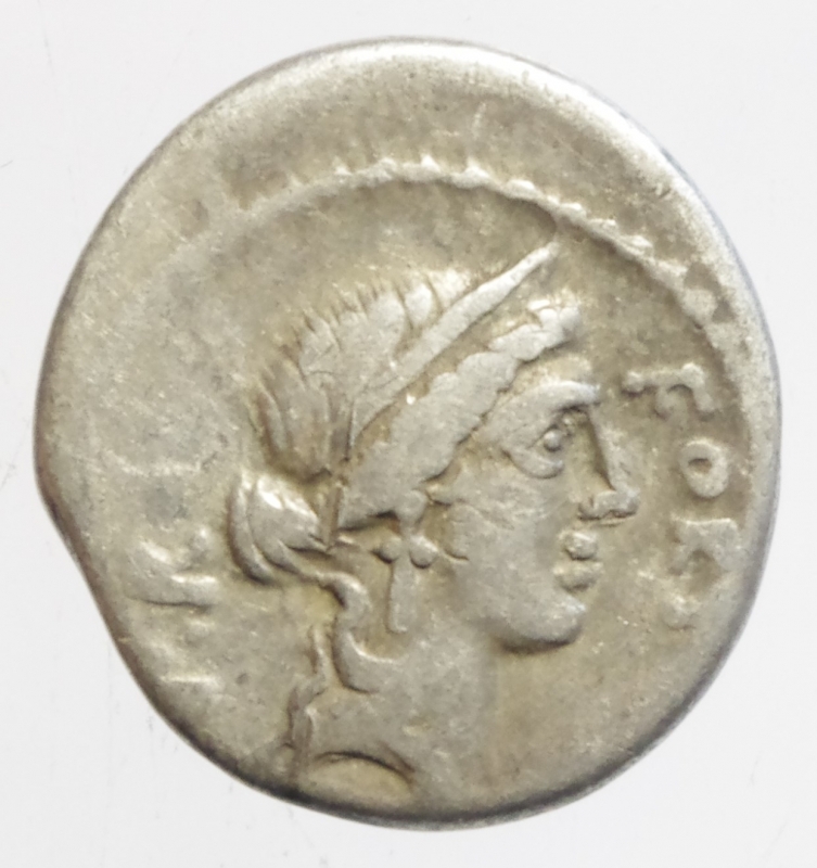 Repubblica Romana. Gens Sicinia. Q. Sicinius. 49 a.C. Denario. D\ FORT ...